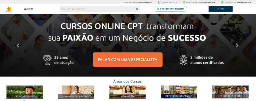 O que significa Curso CPT? | Artigos | Cursos a Distância CPT