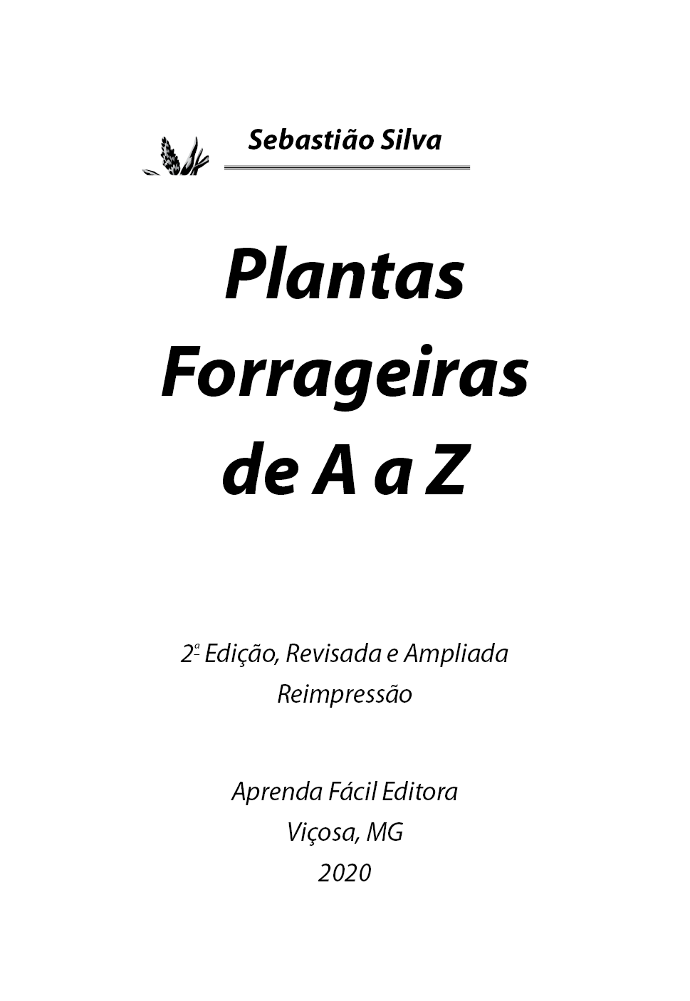 Plantas Forrageiras de A a Z | Aprenda Fácil Editora - AFE
